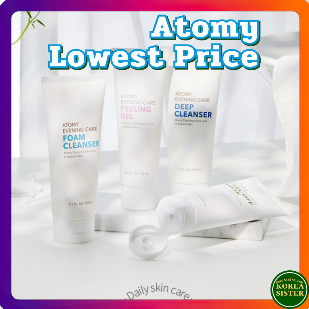 Atomy Evening Care 4set / Deep Cleanser 150ml / Foam Cleanser 150ml ...
