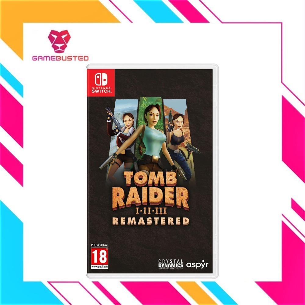 Nintendo Switch Tomb Raider I-III Remastered Starring Lara Croft ...