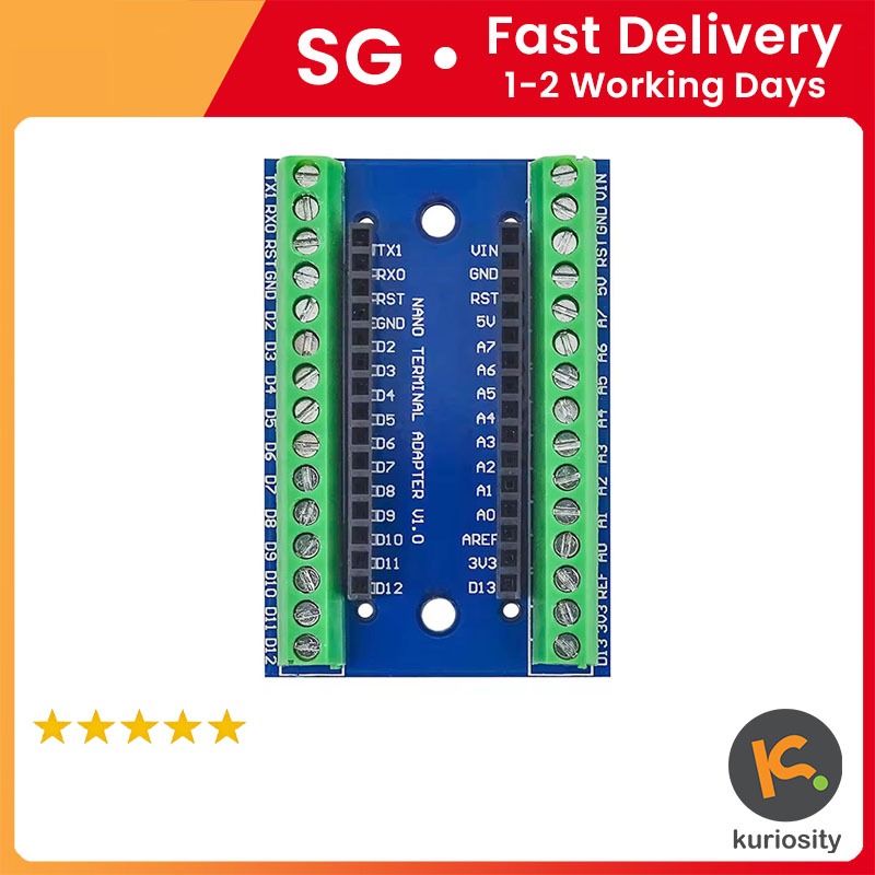 Arduino Nano Screw Terminal Expansion Board | Shopee Malaysia