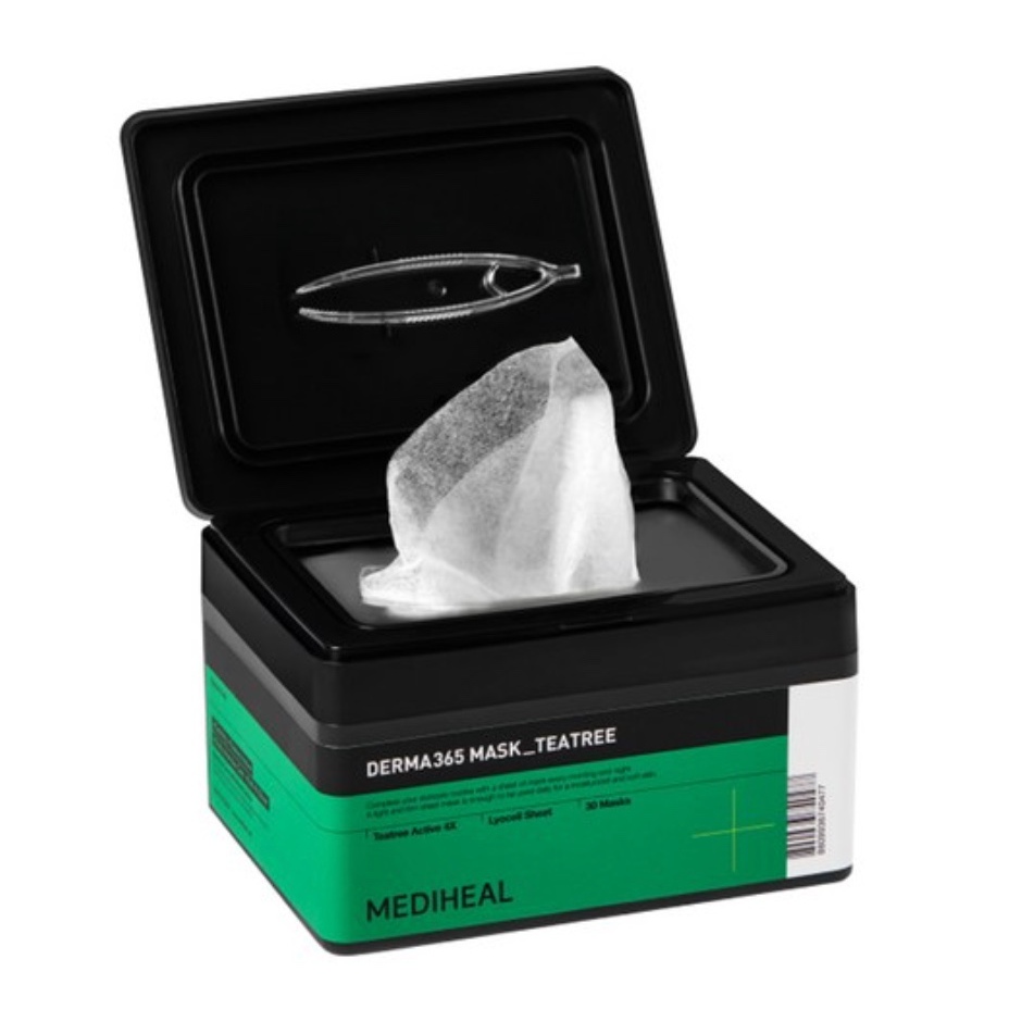 MEDIHEAL Derma 365 Mask - Tea Tree (30 Masks) | Shopee Malaysia