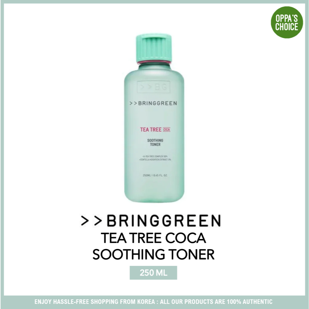 🇰🇷 BRING GREEN TEA TREE CICA SOOTHING TONER 250ML | Shopee Malaysia
