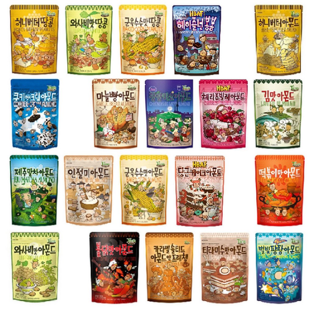 [HBAF] Honey Butter Almond 40g / 120g_From Korea (Honey Butter Almond & Multiple seasoning ...