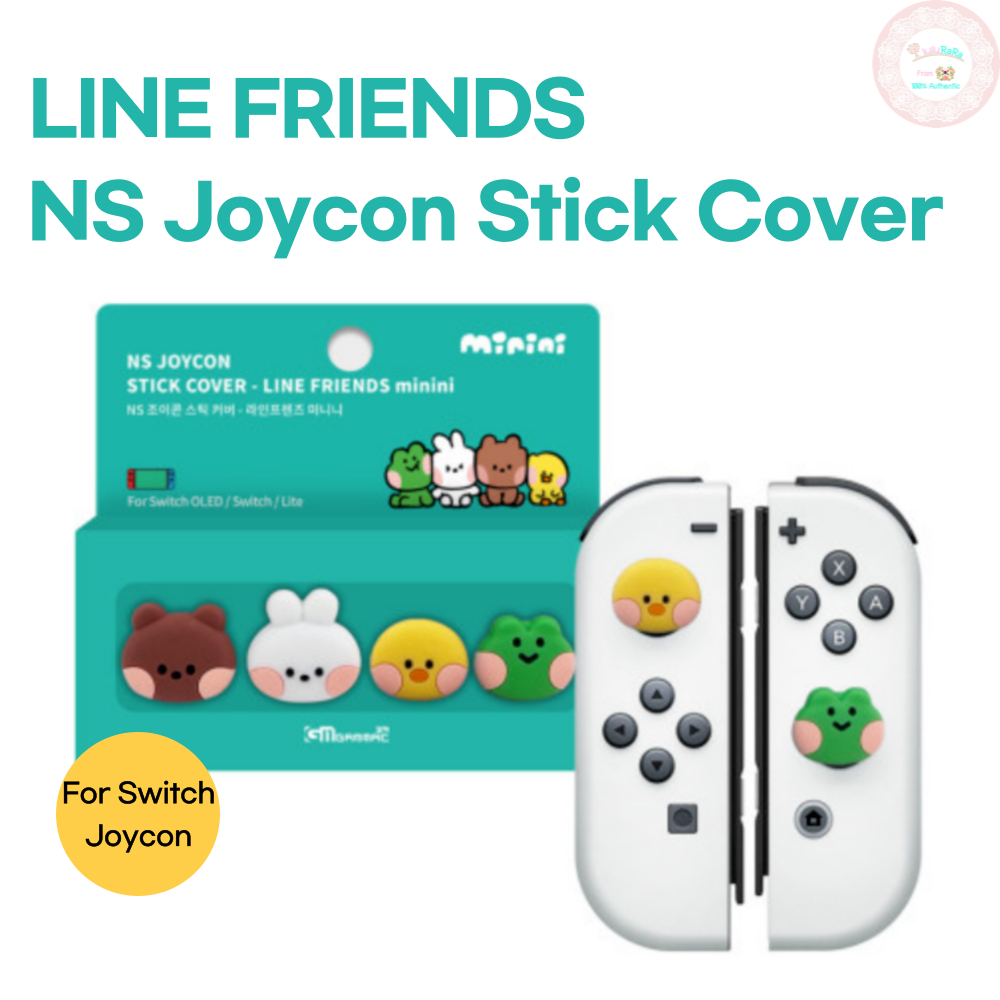 Line Friends Nintendo Switch Joystick Cover NS OLED Lite Joycon Stick Cover Bnini Selini Conini ...