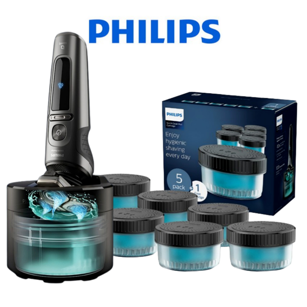 Philips Quick Clean Pod Cartridge Ultimate Shaver Cleaning Solution ...