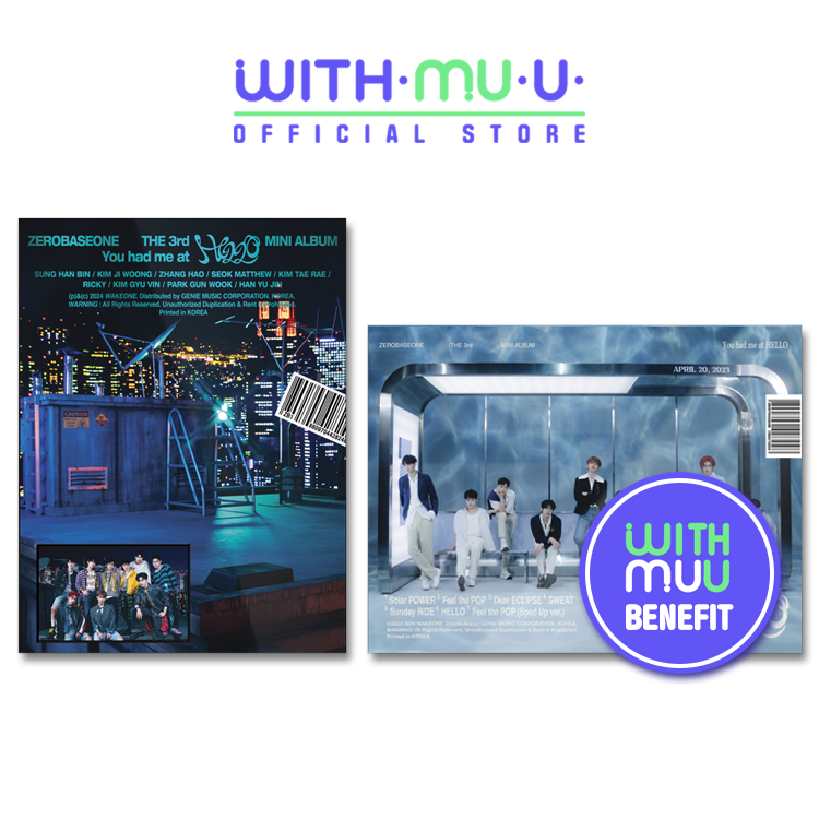ZEROBASEONE (ZB1) - 3rd Mini Album [ You had me at HELLO ] | Shopee ...