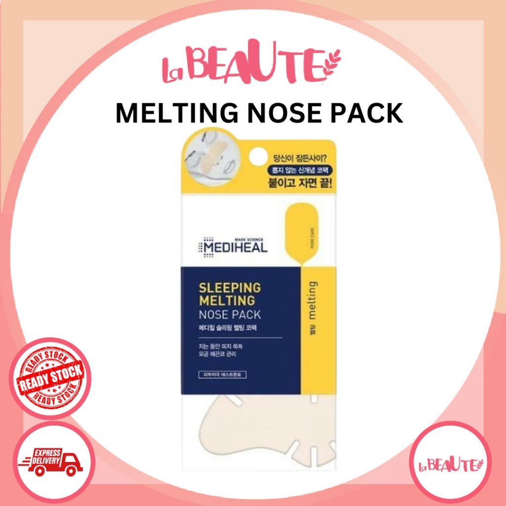 Mediheal Sleeping Melting Nose Pack (1 Box =3 Pcs of Masks ) | Shopee ...