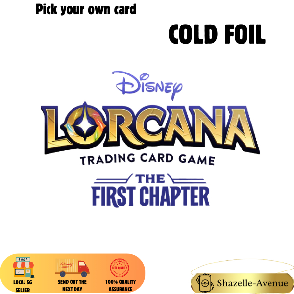 Disney Lorcana - The First Chapter - COLD FOIL Singles You Pick the ...