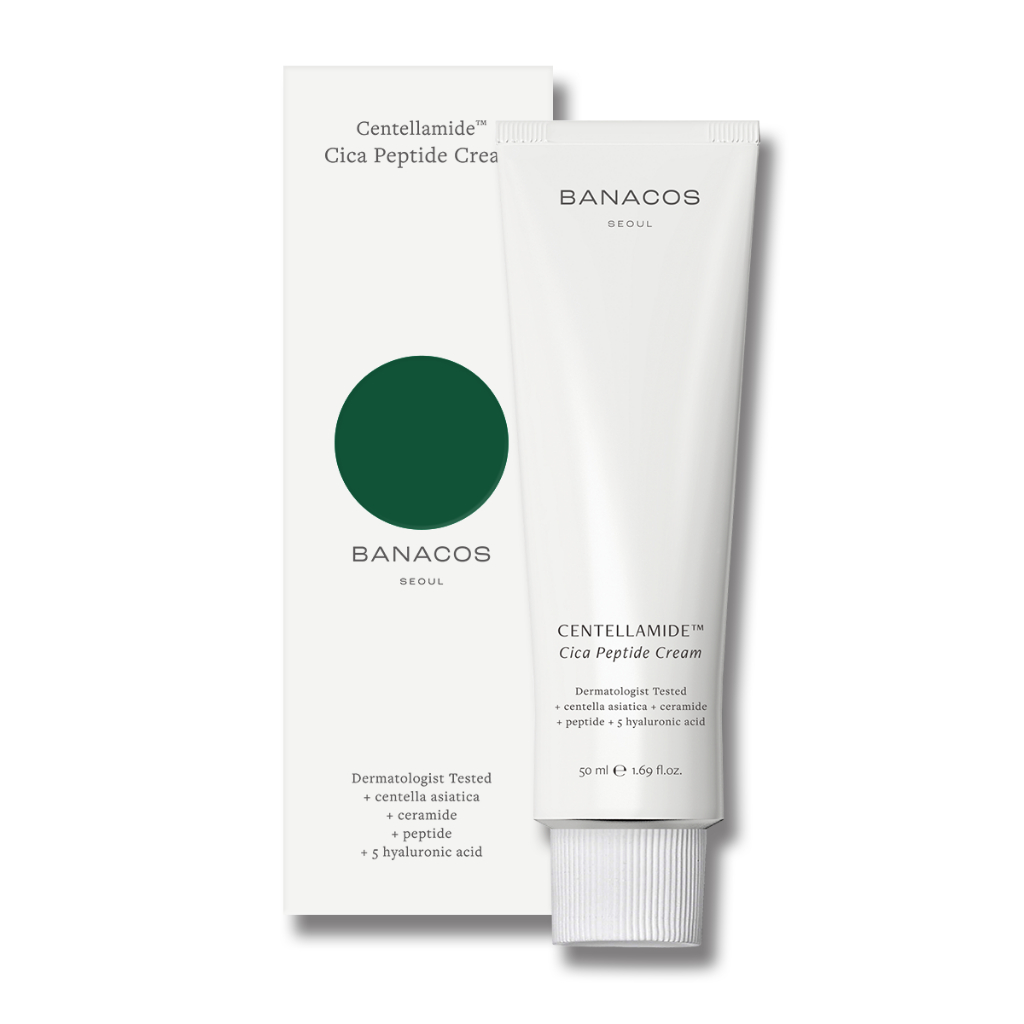 Banacos Centellamide Cica Peptide Soothing Cream 50ml Korean Cosmetic ...
