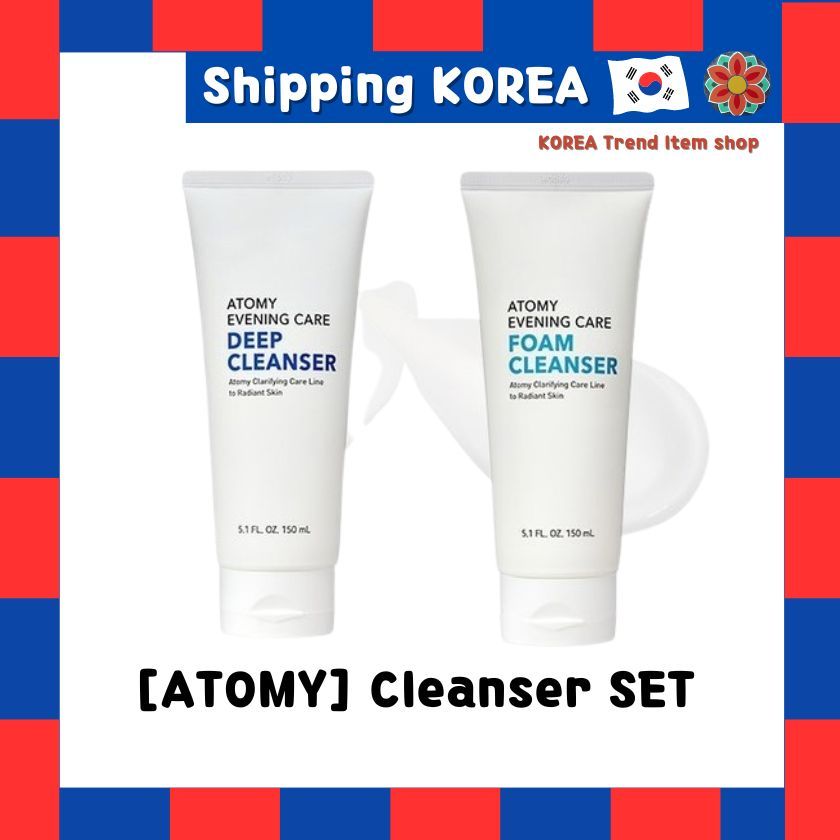 [Atomy Evening Care Set] Atomy Deep Cleanser, Atomy Foam Cleanser, Foam ...