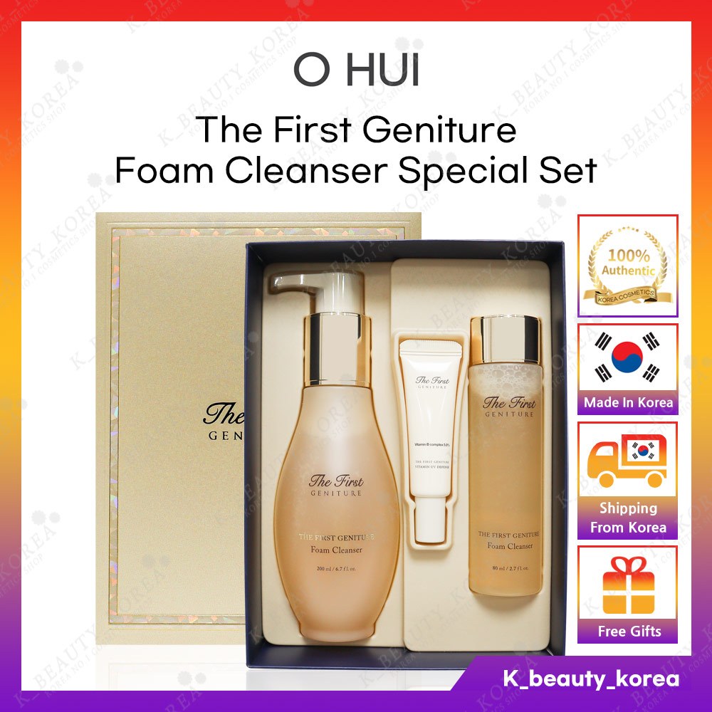 [O HUI] The First Geniture Foam Cleanser Special Set (Upgrade Renewal ...