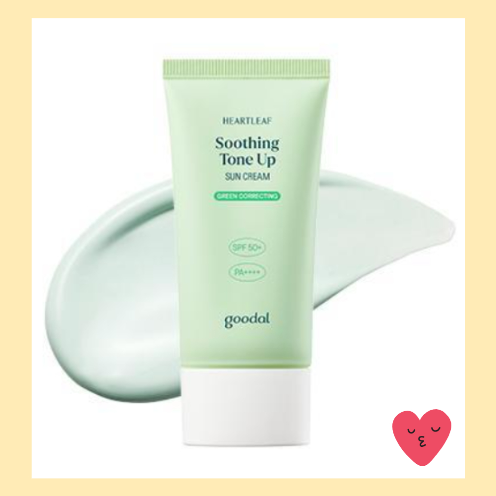 [goodal] Heartleaf soothing tone up sun cream 50ml | Shopee Malaysia
