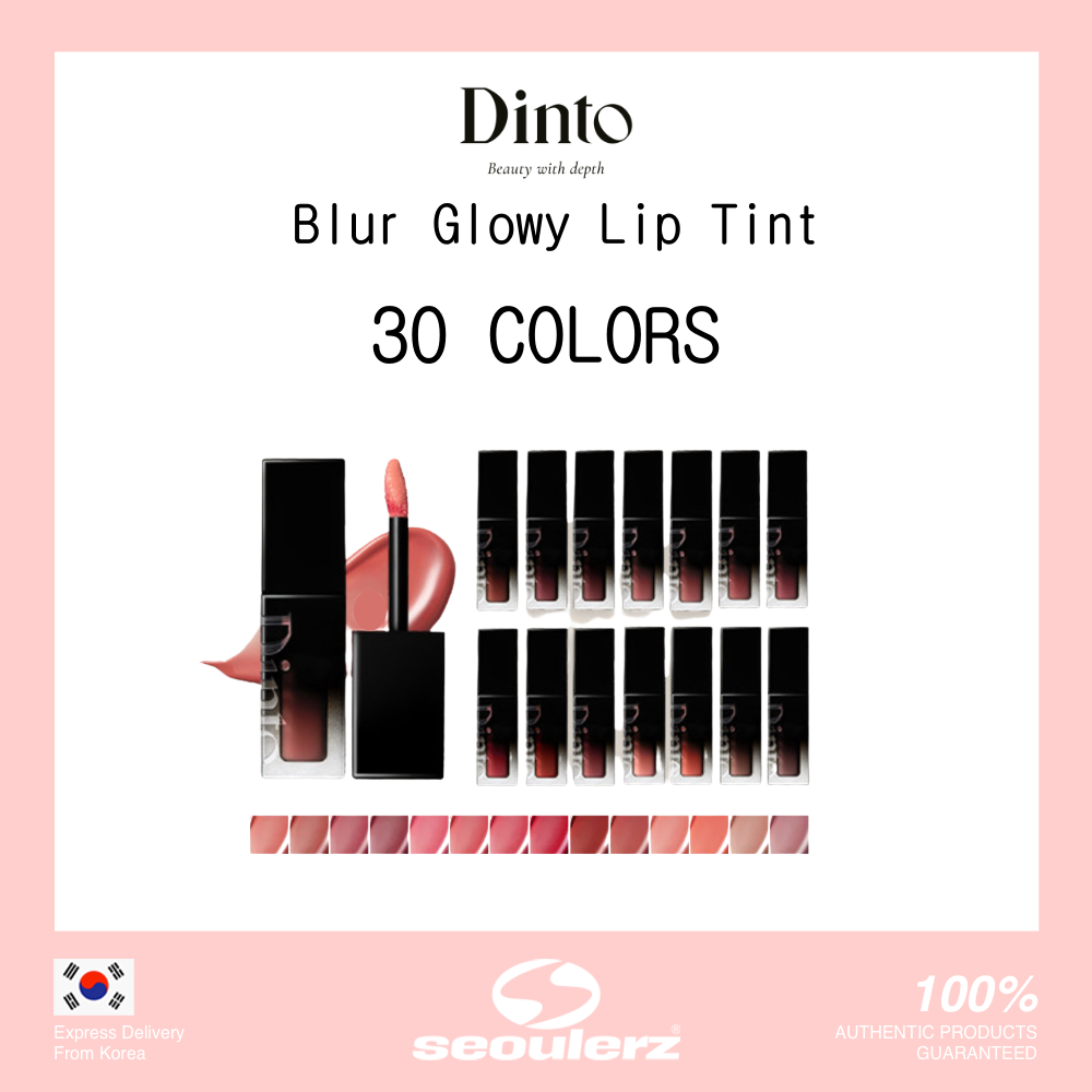 [Dinto] Blur Glowy Lip Tint 30 Colors 3.5g | Shopee Malaysia