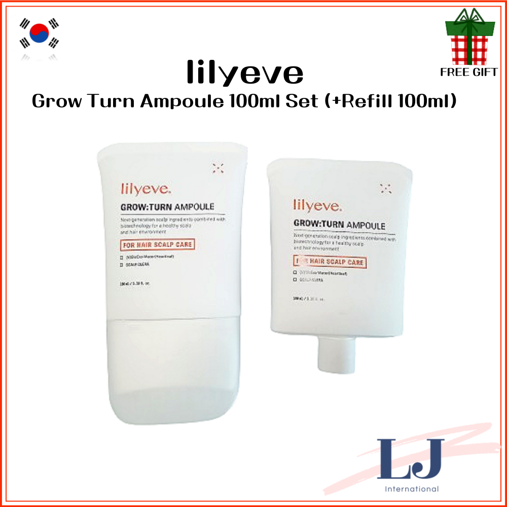 lilyeve Grow Turn Ampoule 100ml Set (+Refill 100ml) | Shopee Malaysia