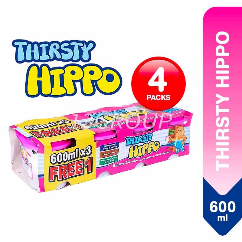 Thirsty Hippo Moisture Absorber Dehumidifier / Keep Your Home Fresh Dry ...