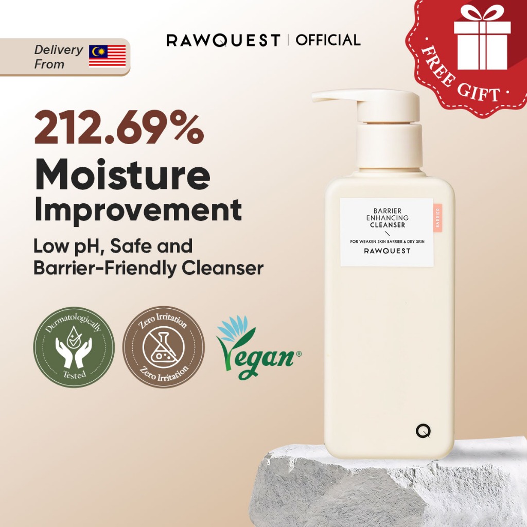 RAWQUEST Barrier Enhancing Hydrating Cleanser (50ml/190ml) | Shopee Malaysia