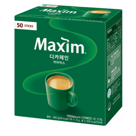 Maxim Decaffeinated Coffee Mix (50ea, 1Box) Korean Coffee Mix | Shopee Malaysia