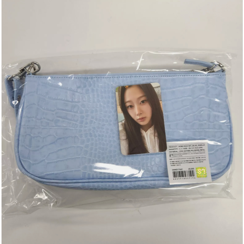 [OFFICIAL] AESPA POP UP Come to MY illusion HOBO BAG BLUE + GISELLE Photo card | Shopee Malaysia