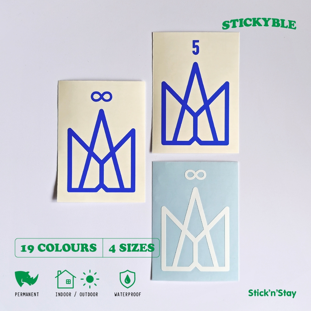 Mayday 五月天 Crown Design Vinyl Decal Sticker - Weather and Waterproof ...