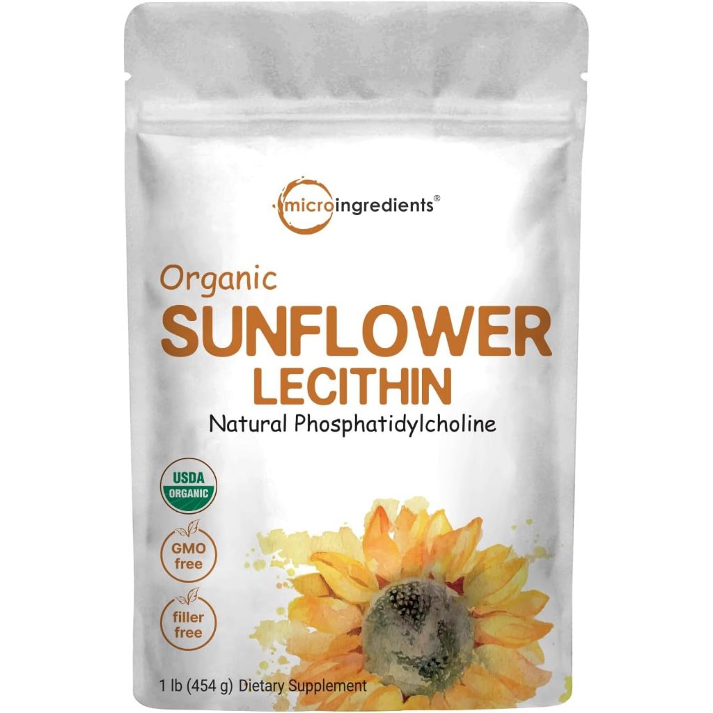 Micro Ingredients Organic Sunflower Lecithin Powder 1LB Sustainable ...
