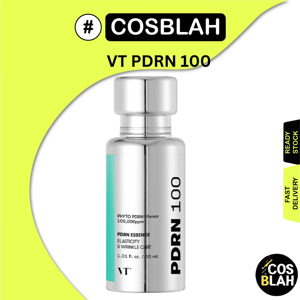 VT COSMETICS PDRN 100 Essence, Korean Gingseng Plant-derived PDRN Serum (30ml) | Shopee Malaysia