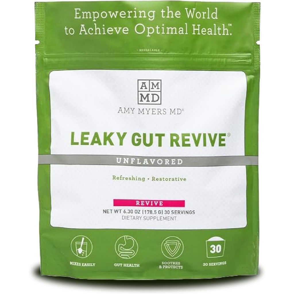Amy Myers MD Leaky Gut Revive 6.3oz Powder for Leaky Gut Repair -L ...