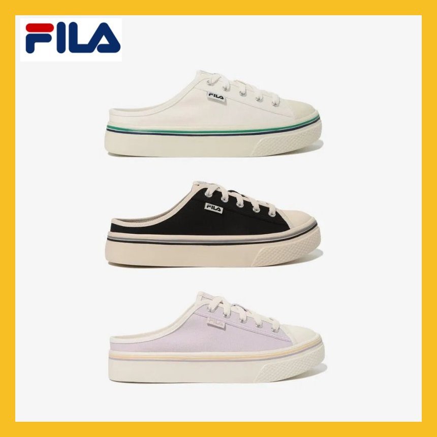 FILA Scanline Light Mules 3 Colors (2024 New) | Shopee Malaysia