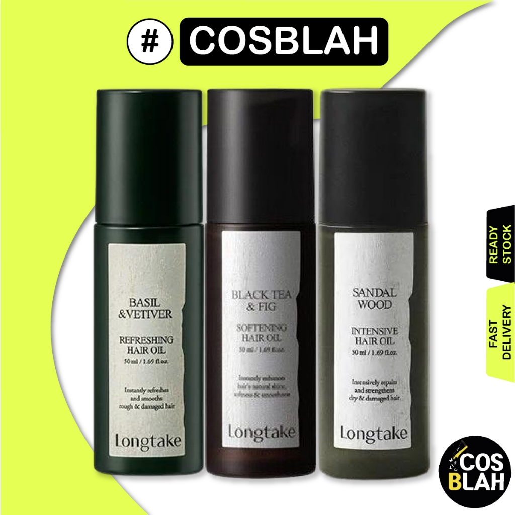 Longtake Hair Oil 40 ml (Sandalwood/ BlackTea & Fig ) | Shopee Malaysia