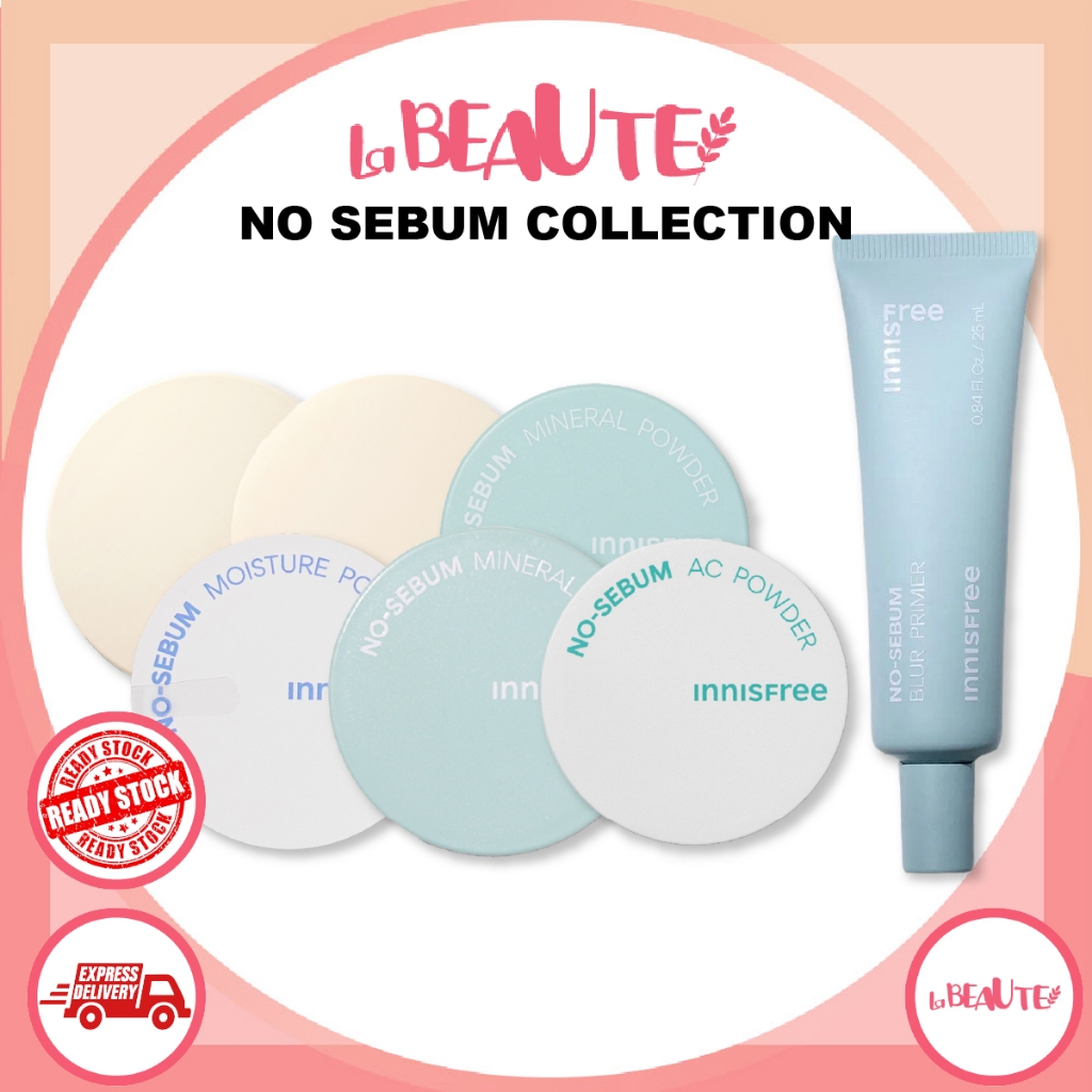 Innisfree No Sebum Mineral Powder 5g / AC Powder 5g / Mineral Pact 8.5g ...