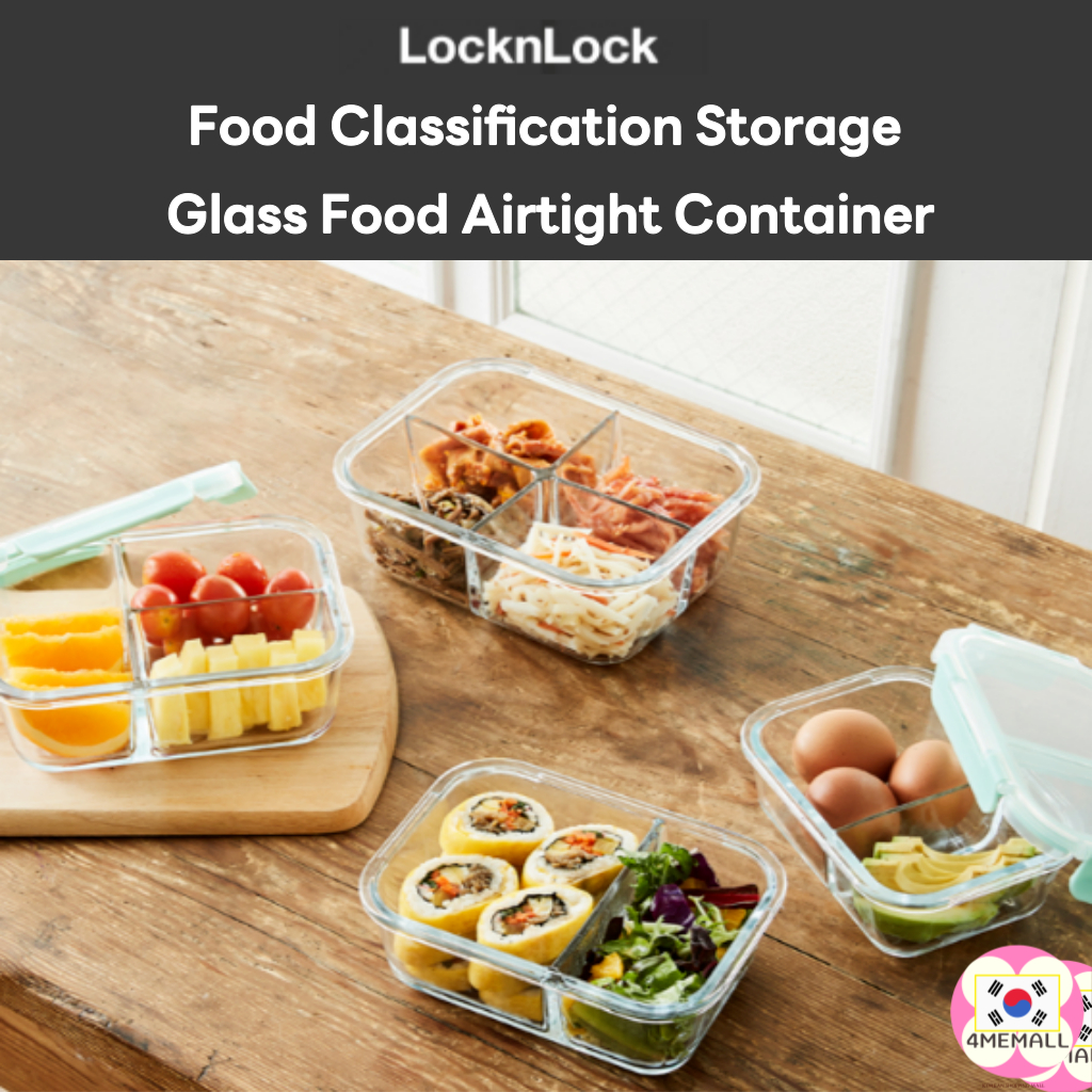 LocknLock Heat-resistant glass 2-compartment/3-compartment/4 ...