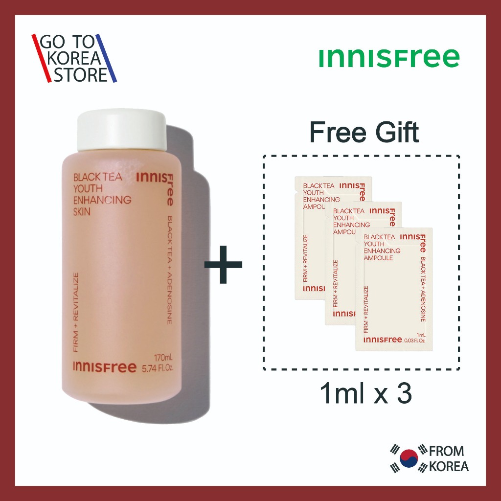 INNISFREE BLACK TEA YOUTH ENHANCING SKIN 170ml | Shopee Malaysia