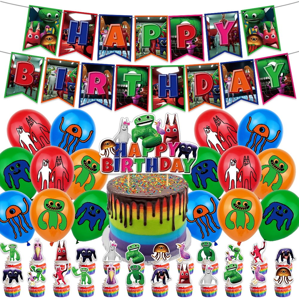42 PCS Garten of Ban Ban Birthday Party Decoration l Latex Balloon ...