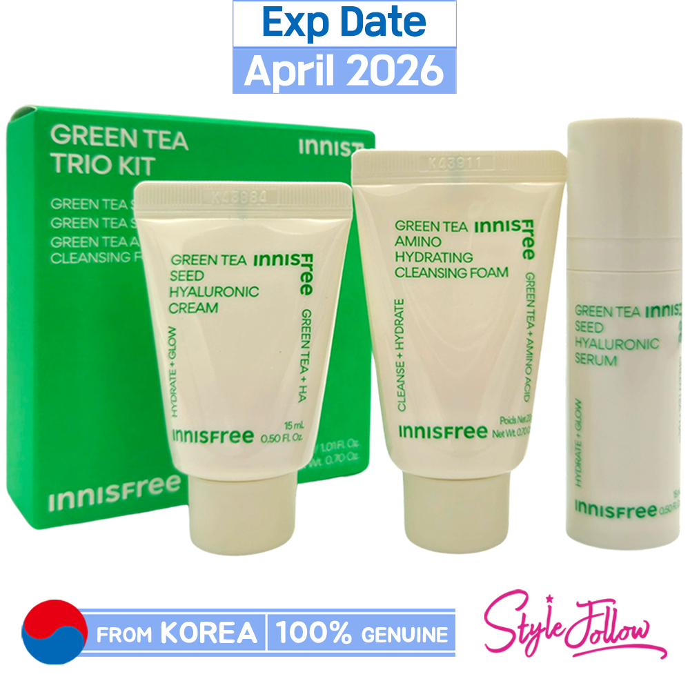 [INNISFREE] Green Tea Trio Kit (Include 3 items) | Shopee Malaysia