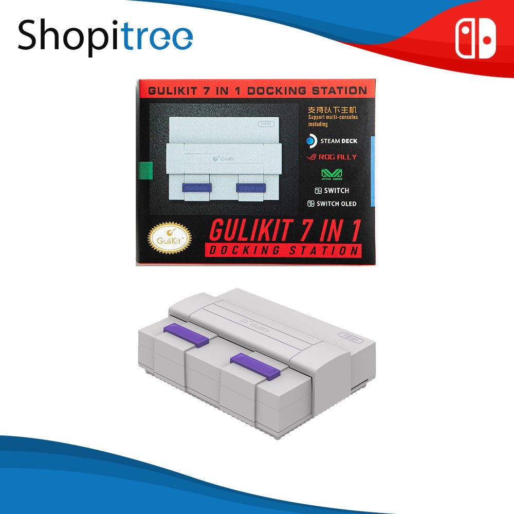 Gulikit 7 In 1 Docking Station for Nintendo Switch / Steam Deck / OLED ...