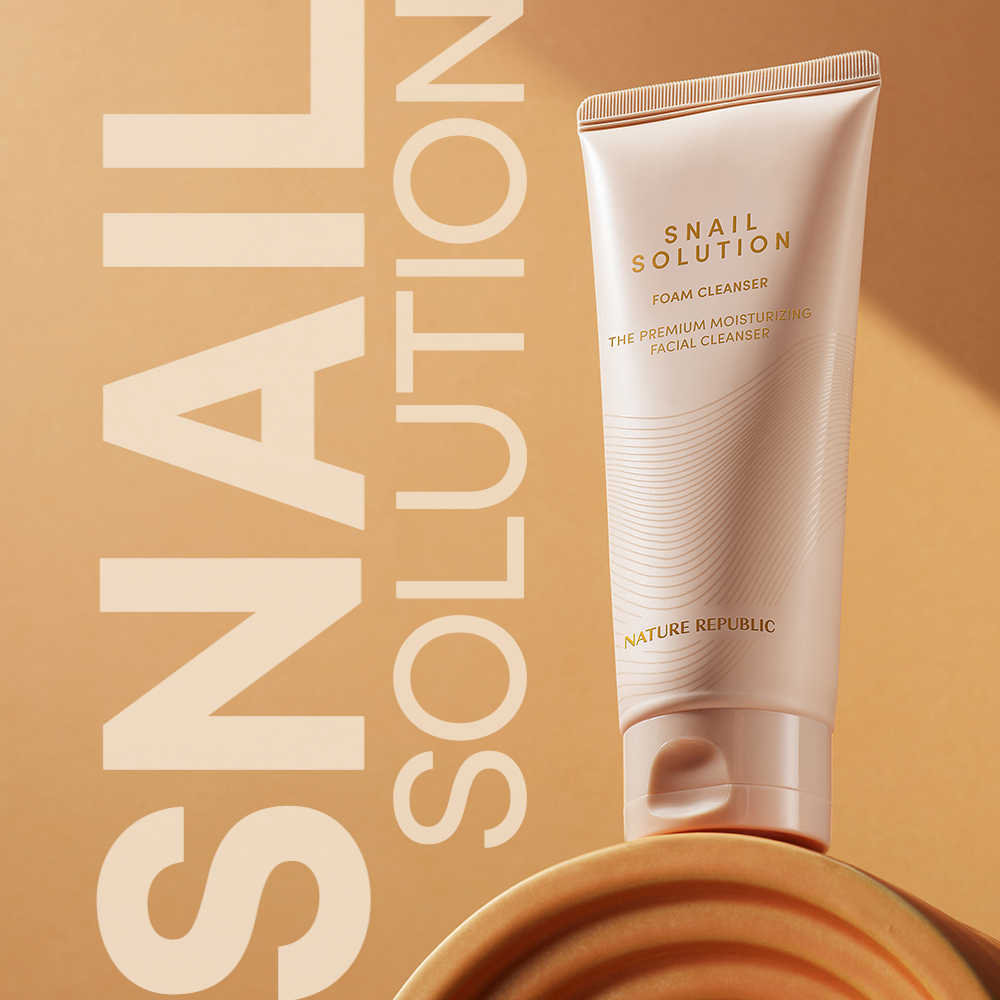[Nature Republic] Snail Solution Moisturizing Foam Cleanser/ Collagen ...