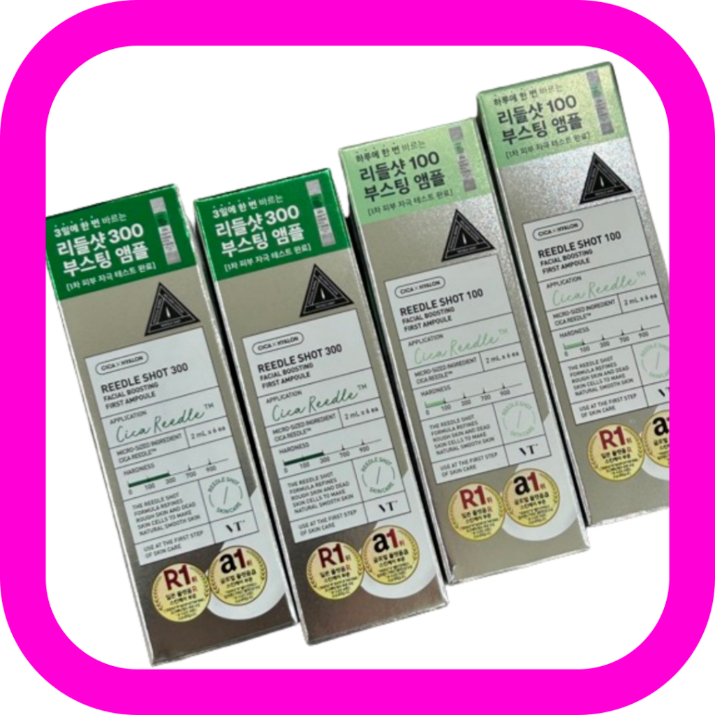 [VT] VT DAISO REEDLE SHOT 100 / REEDLE SHOT 300 / Facial Boosting First Ampoule / KOREA 100% ...