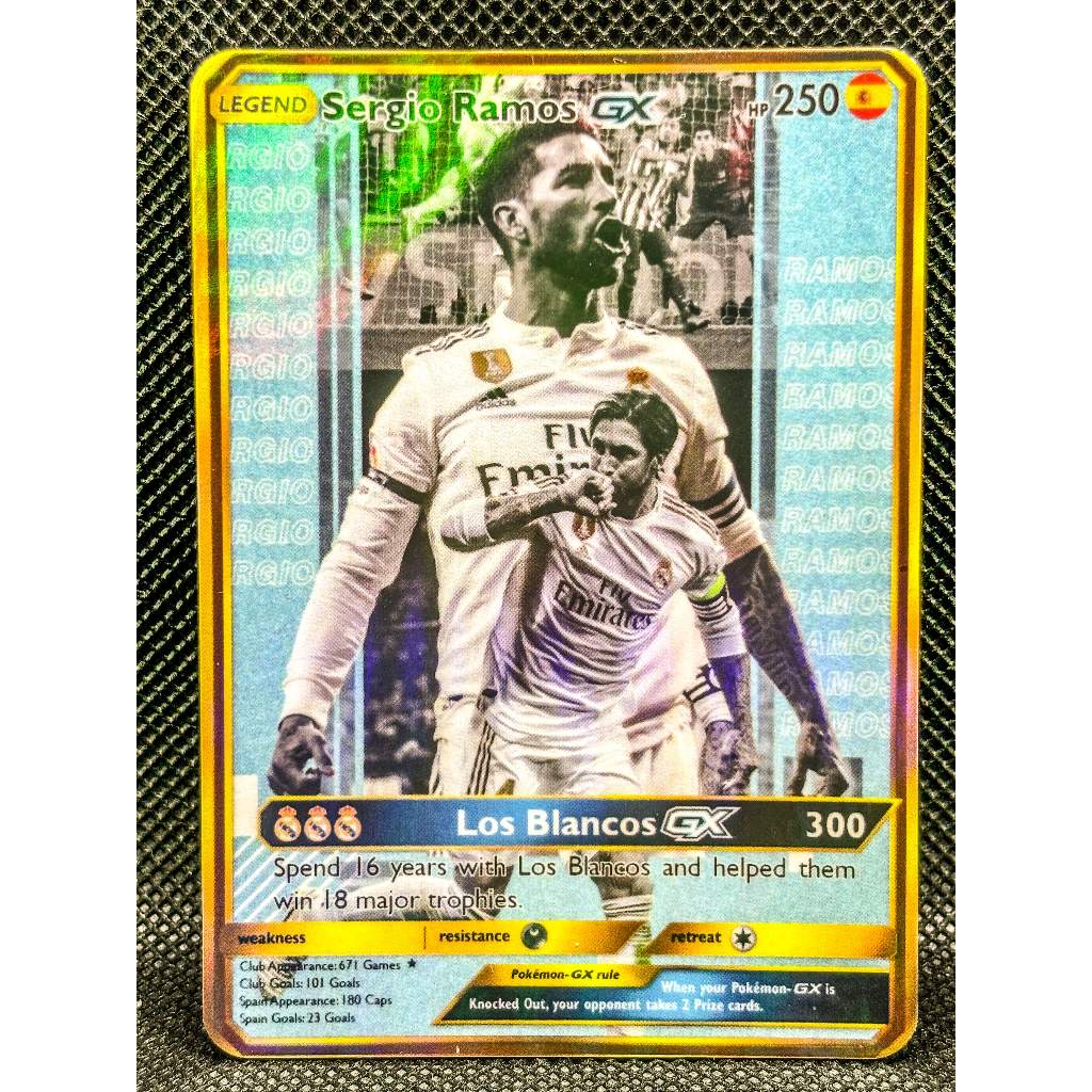 Real Madrid: Sergio Ramos GX Pokemon Card (Legend) | Shopee Malaysia