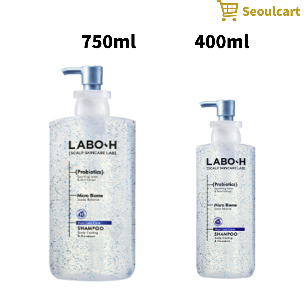 [LABO H] Scalp Cooling & No seubum shampoo, 400ml, 750ml, Micro Biome ...