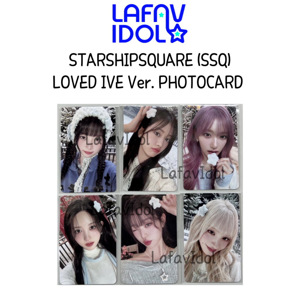 [IVE] STARSHIPSQUARE (SSQ) LOVED IVE Ver. PHOTOCARD POB (SELECT MEMBER) - ON HAND OFFICIAL ...