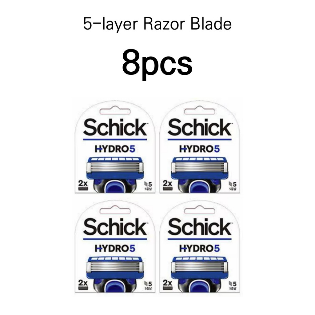 Schick Hydro 5 Razor Shaver 8-Blade, Safe Razor with Flip Trimmer for ...