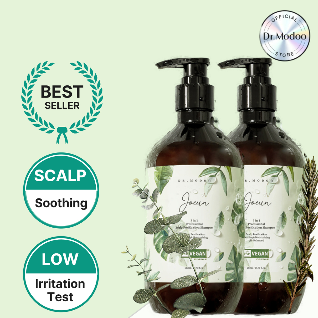 Dr.Modoo Shampoo for All Hair Types 500ml - Deep Cleansing, Refreshes ...