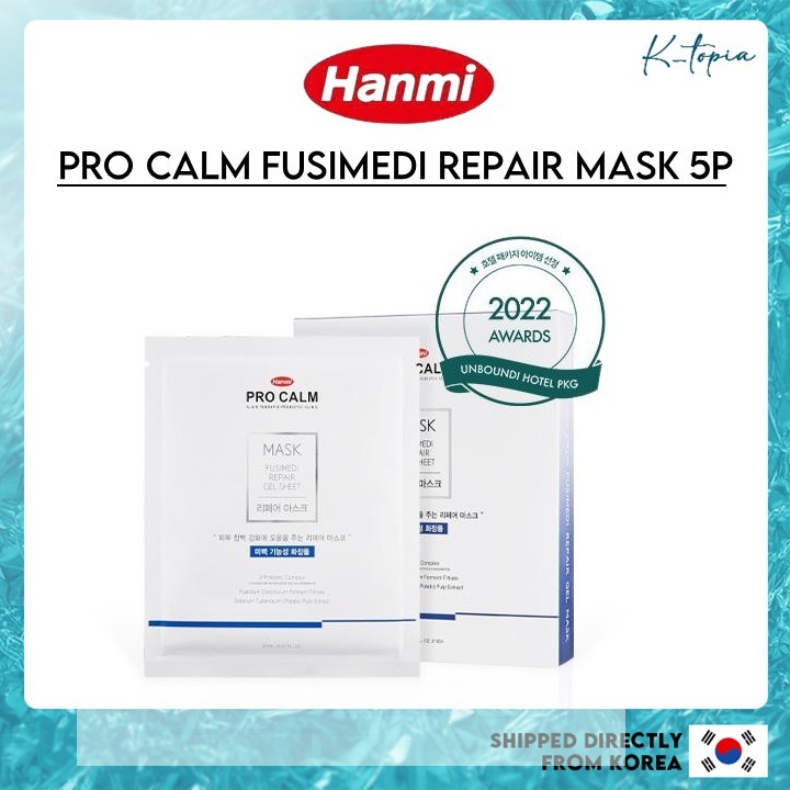 [HANMI] PRO CALM Fusimedi Repair Mask 5p | Shopee Malaysia