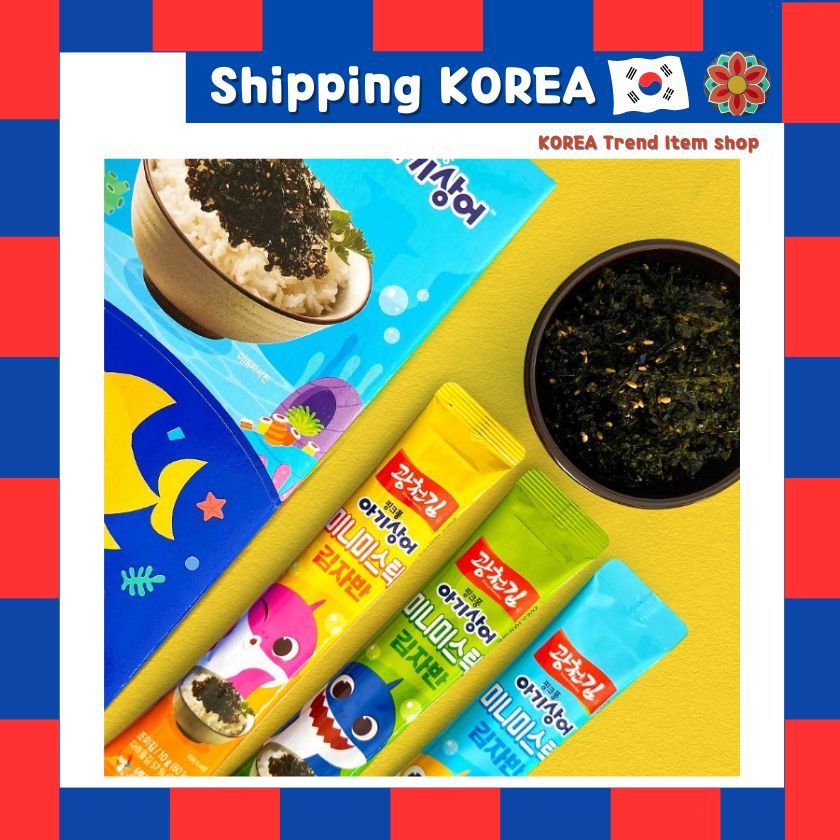 Korean Pinkfong seaweed,Korean kids' lunchbox snacks, Pinkfong seaweed ...