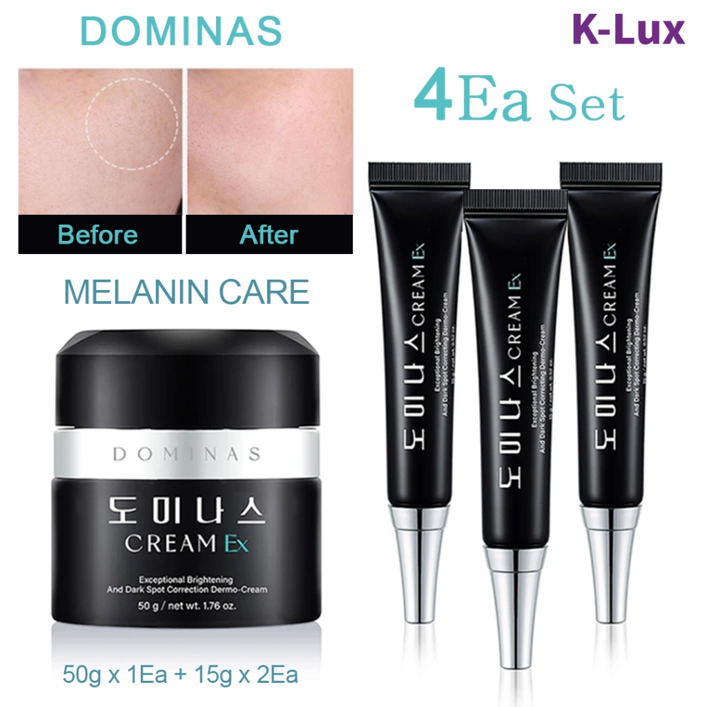 DOMINAS Freckle Care Cream EX 50g 1Ea + 15g x 3Ea, Advanced Korean Cream for Even Skin Tone and ...