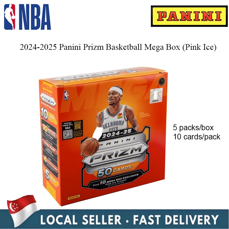 2024-25 Panini Prizm Basketball Mega Box - 50 cards/box | Shopee Malaysia