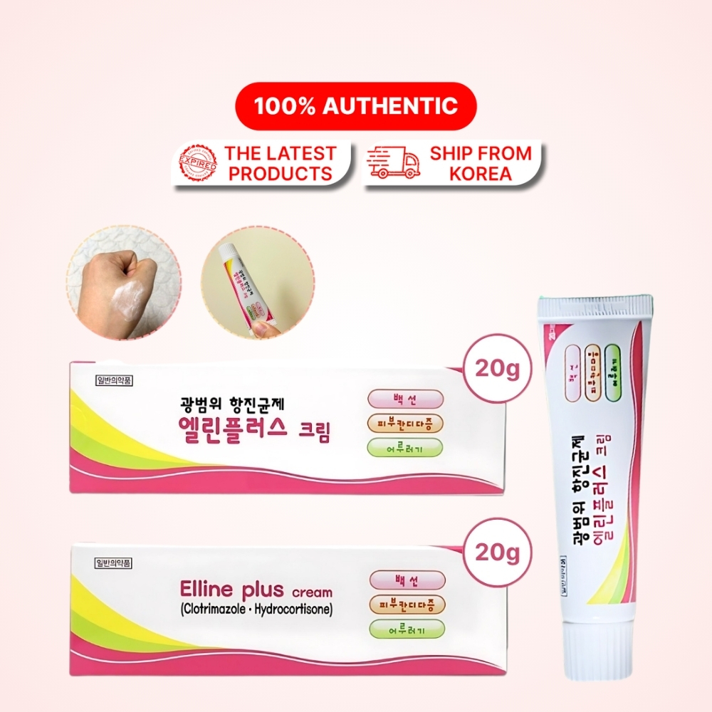 Ellinplus Cream (20g) treating Candidal vaginitis Canemazole Reduce ...