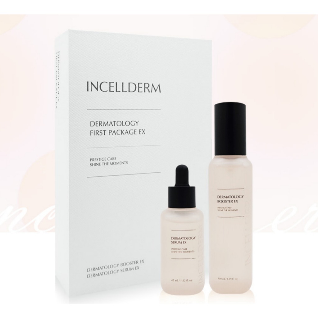 [INCELLDERM] Dermatology First Package EX Booster(130ml)+Serum(45ml) | Shopee Malaysia