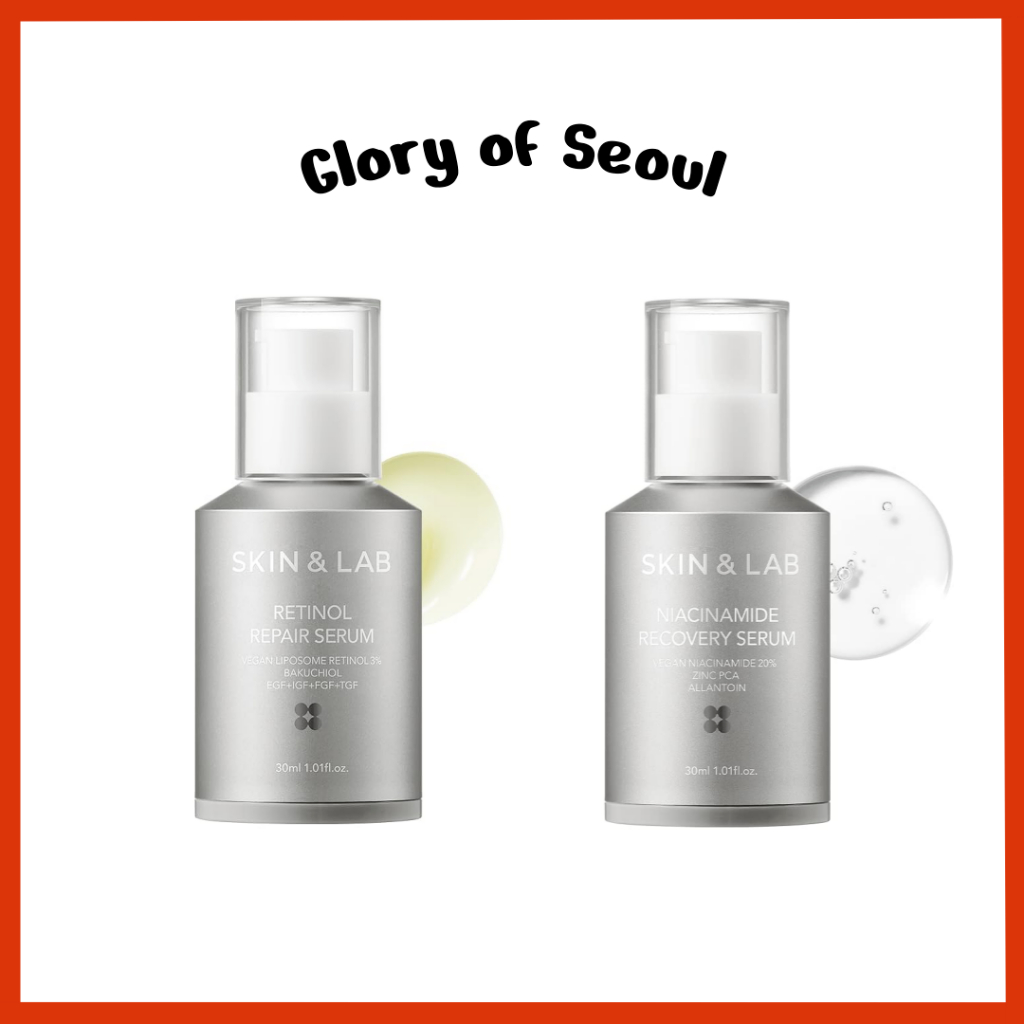 [SKIN&LAB] Niacinamide Recovery / Retinol Repair Serum 2Type | Shopee ...