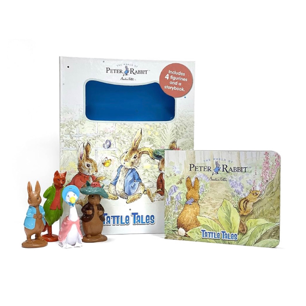 Peter Rabbit Tattle Tale - Storybook + 4 Figurines | Shopee Malaysia