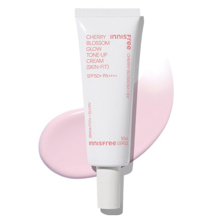 [Innisfree] Cherry Blossom Glow Skin-Fit Tone-Up Cream SPF50+ PA ...