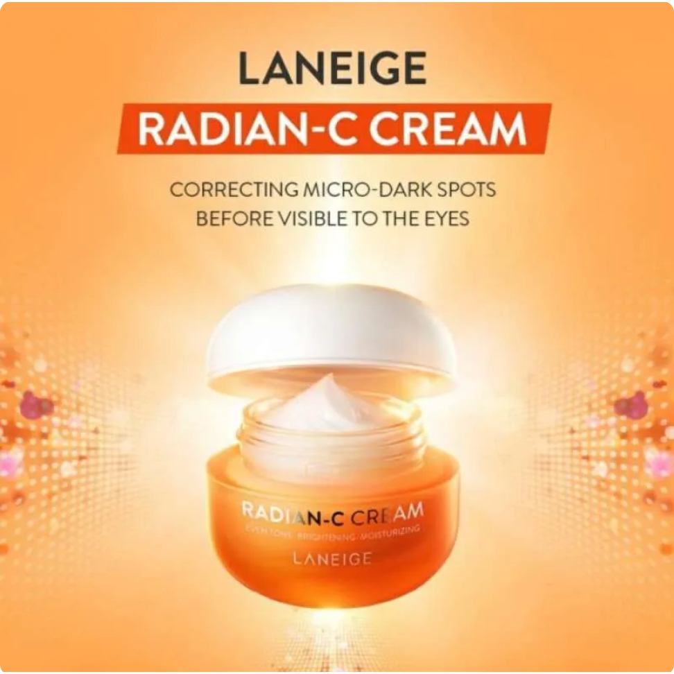 Laniege Radian-C Cream 10ml*2 (Transforms skin for a more even brighter ...